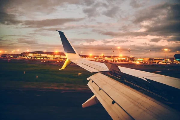 Airplane Window View Panama City Airport Stock Photo by ©rjankovsky ...