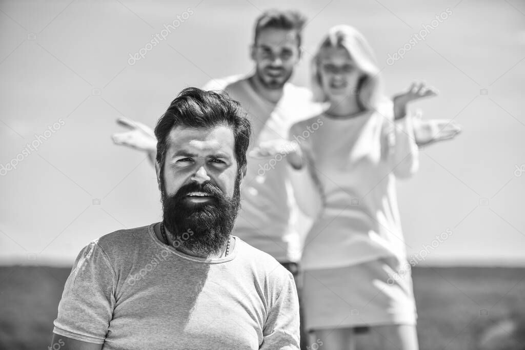 Triángulo amoroso. Traición y divorcio. Esposa celosa. Sentimiento ...