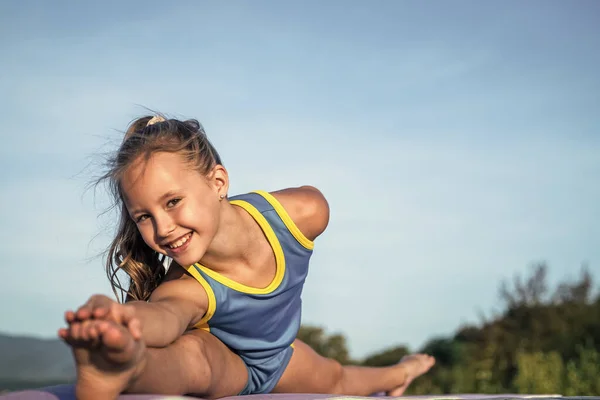 Tween gymnast stretching Stock Photos, Royalty Free Tween gymnast ...