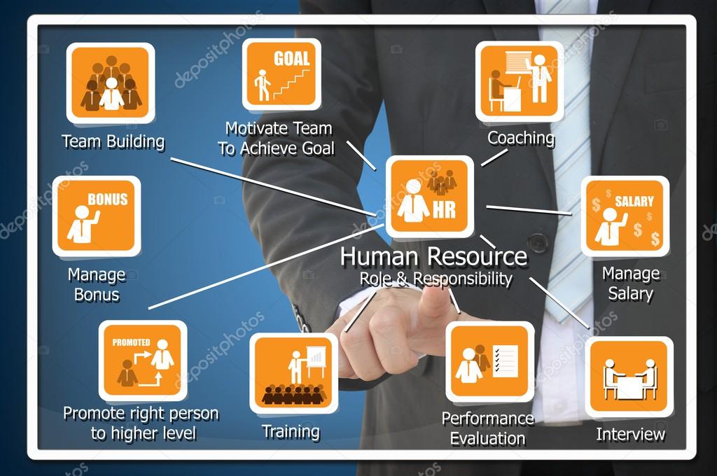 Human Resource Role and Responsibility Concept — Stock Photo © ImFine ...
