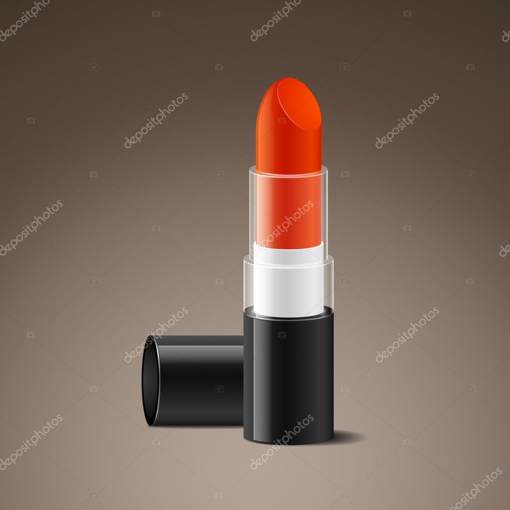 Red lipstick Stock Vector Image by ©meowudesign #32322127
