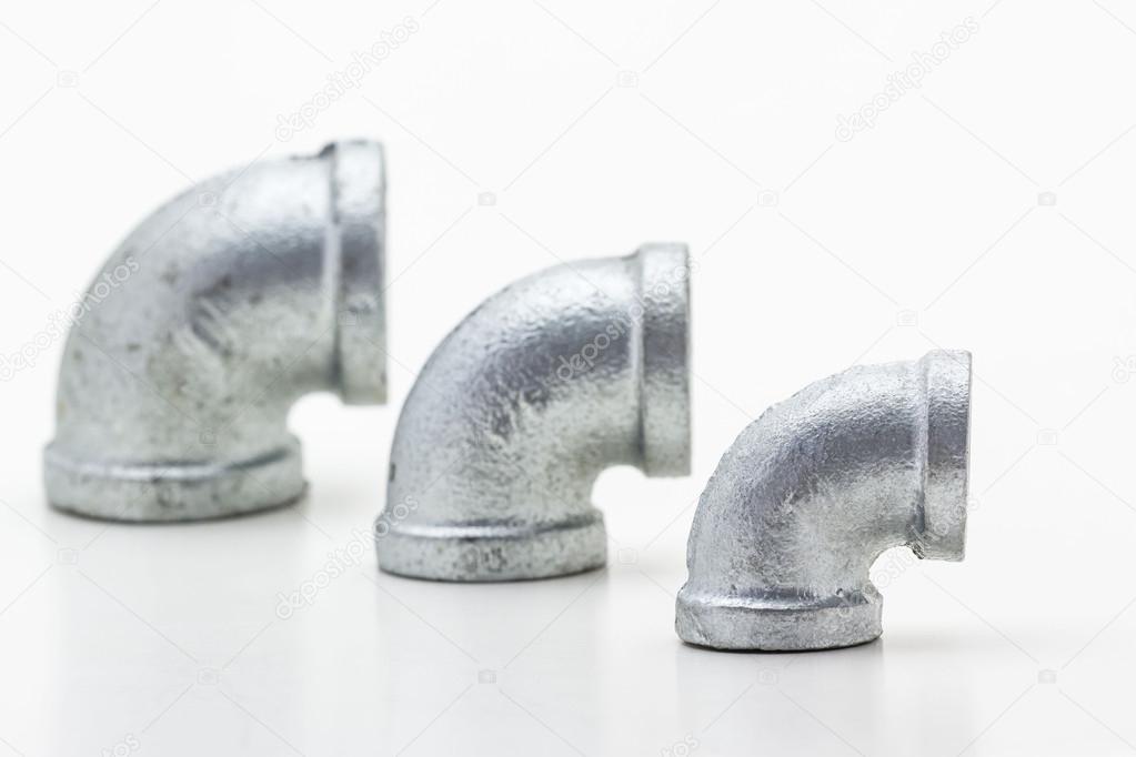 Metal pipe bends Stock Photo by ©amnachphoto 41242321