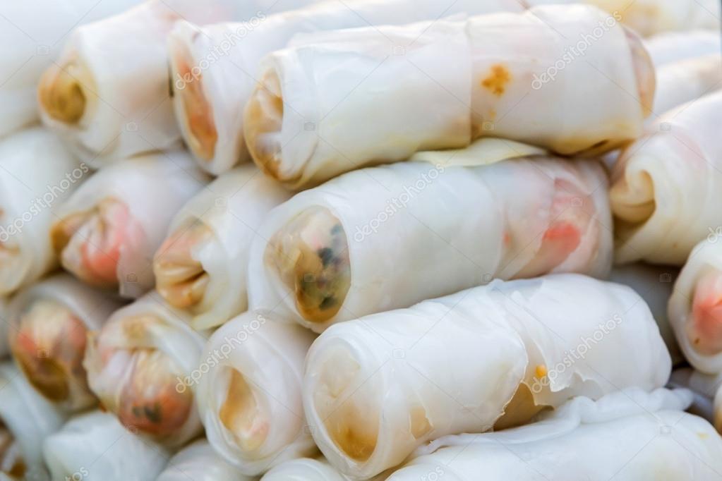 Fresh Spring Rolls. Stock Photo by ©amnachphoto 44859535
