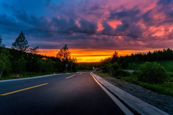 Summer sunset road Stock Photos, Royalty Free Summer sunset road Images ...