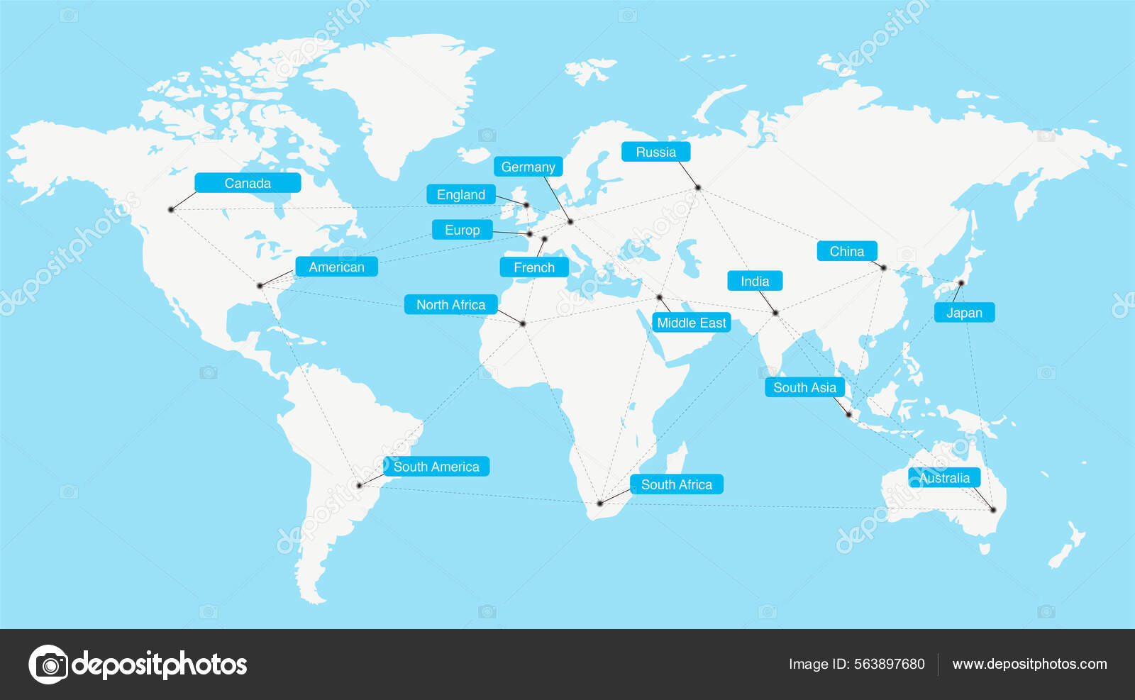 Ancho Malla Red Internet Mundial Fondo Las Comunicaciones Sociales Mapa ...