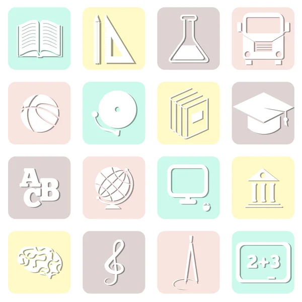 School symbols vector set. Stock Vector Image by ©luplupme.gmail.com ...