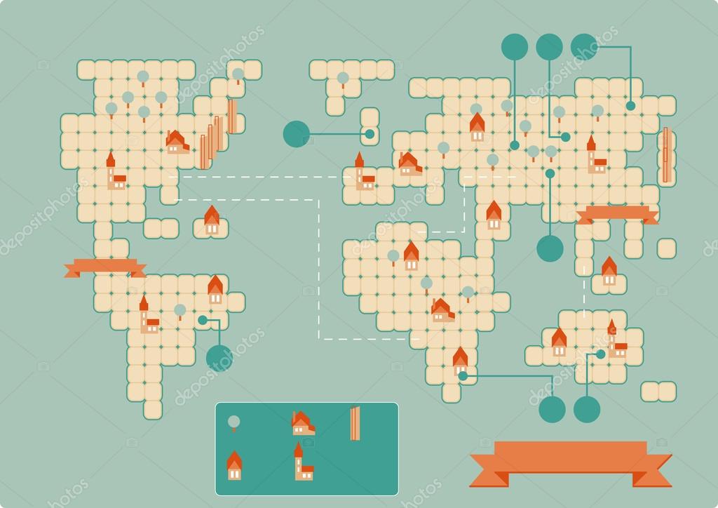 Mapworld Stock Vector Image by ©Chany1167 #33063335