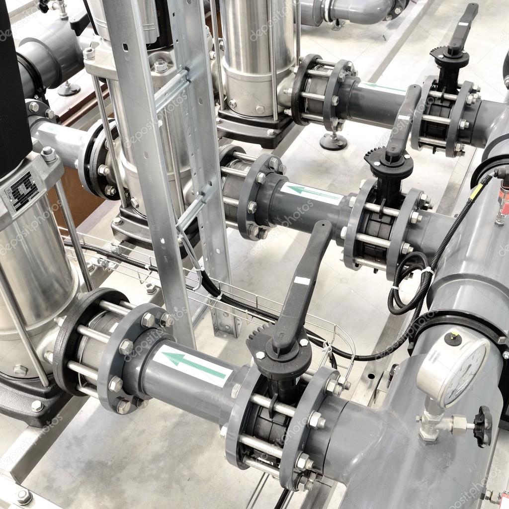 Large industrial boiler room — Stock Photo © alex.stemmer #32834037