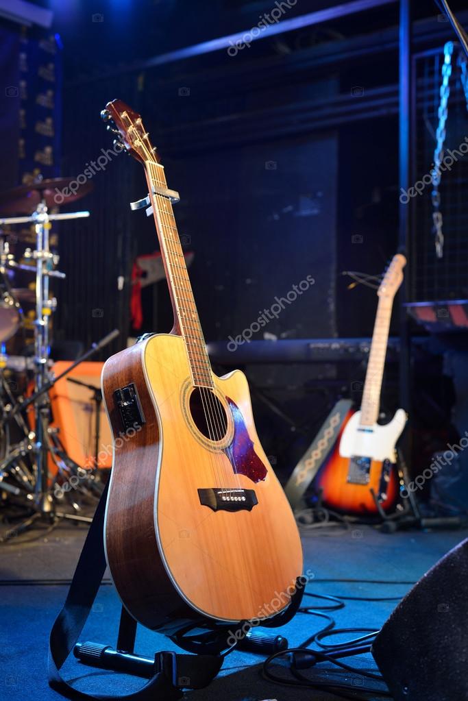 Guitars and other musical equipment — Stock Photo © alex.stemmer #50523033