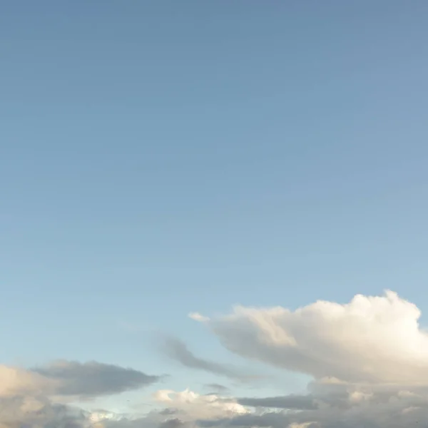 Ornamental clouds. Dramatic sky. Epic storm cloudscape. Soft sunlight. Panoramic image, texture ...