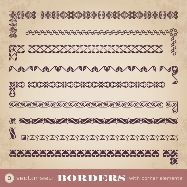 Borders 3 Vector Art Stock Images | Depositphotos