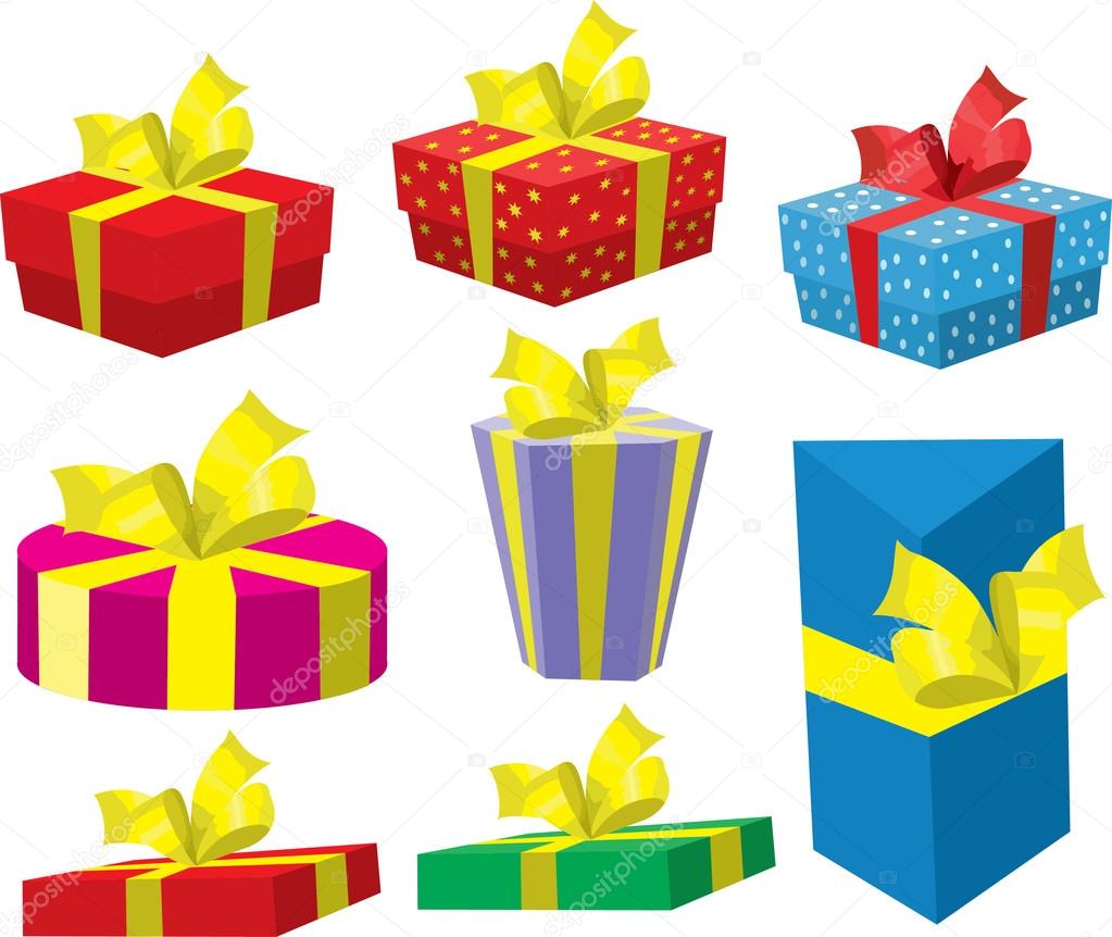 Gifts boxes Stock Vector by ©Son 34683045