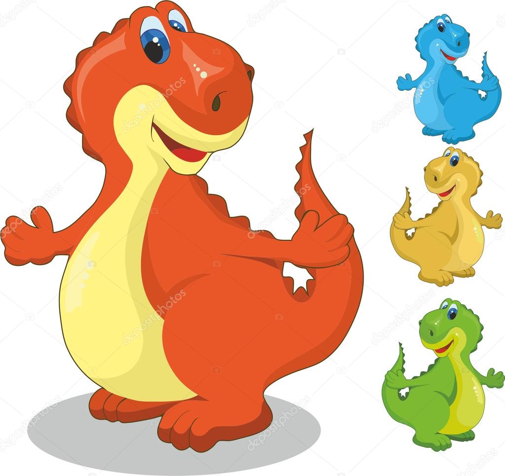 Colored dinosaurs Stock Vector Image by ©Son #48133207