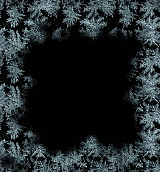 Black Frost Background