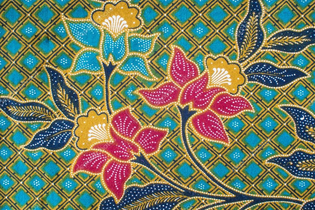 Beautiful Indonesia Floral Batik Patterns & Motifs — Stock Photo #33381537