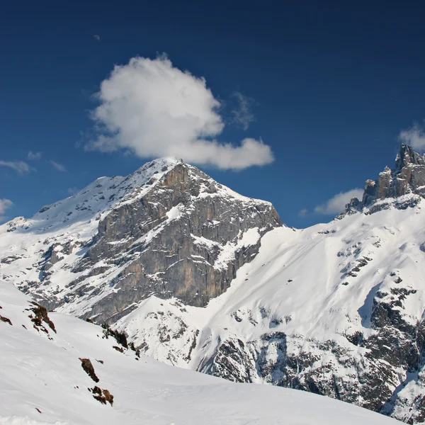 Snowy Mountains in the Swiss Alps Stock Photo by ©ajn 35739163