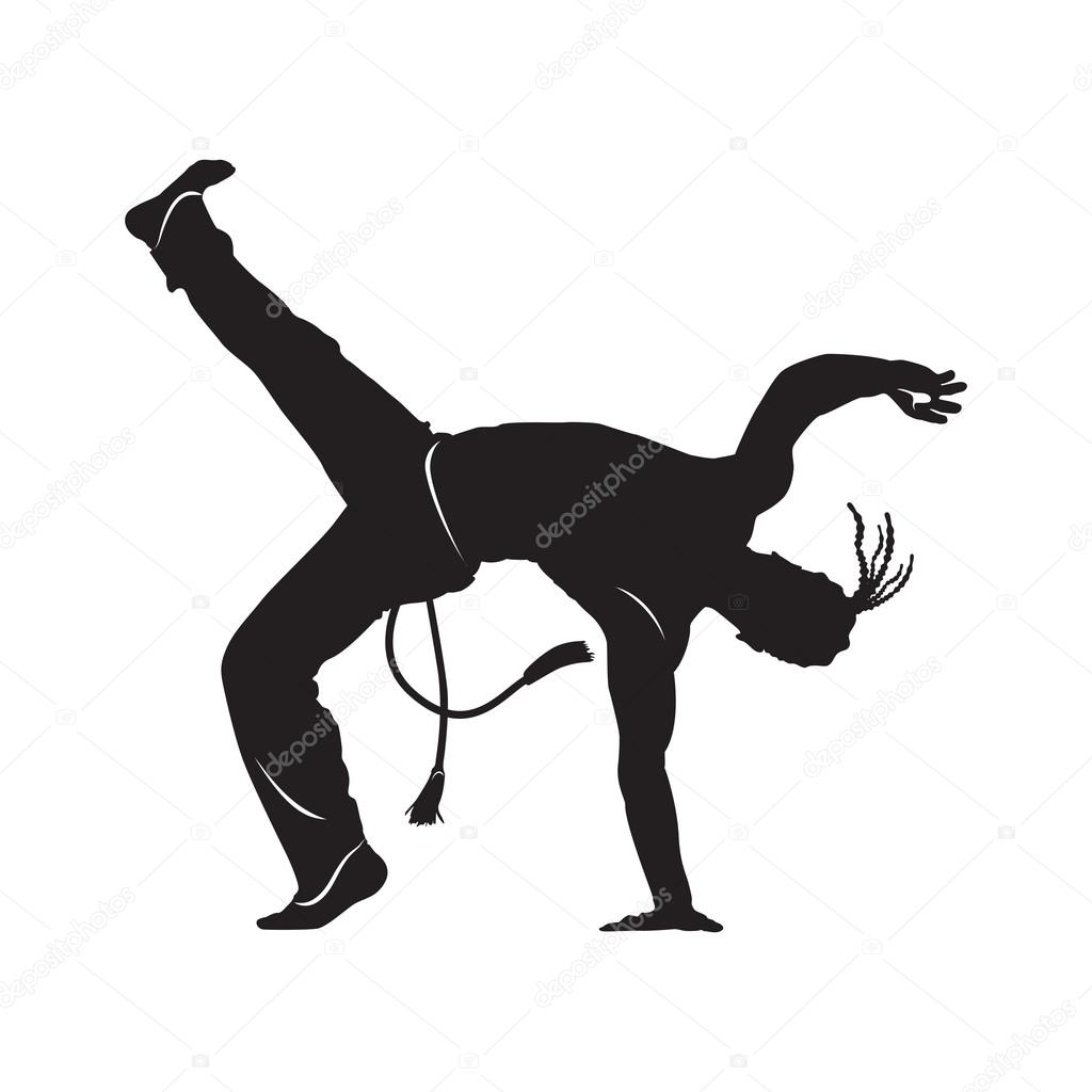 Capoeira dancer silhouette vector Stock Vector Image by ©DemianVS #51405271