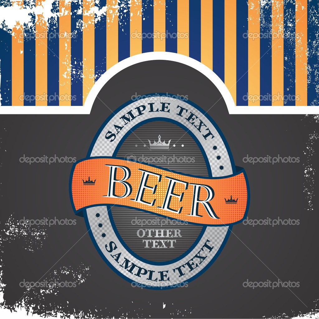 Beer label Stock Vector Image by ©vectorfirst #39098385