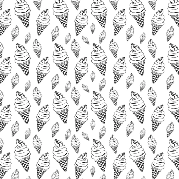 ᐈ Ice cream cone pattern stock vectors, Royalty Free ice cream pattern ...