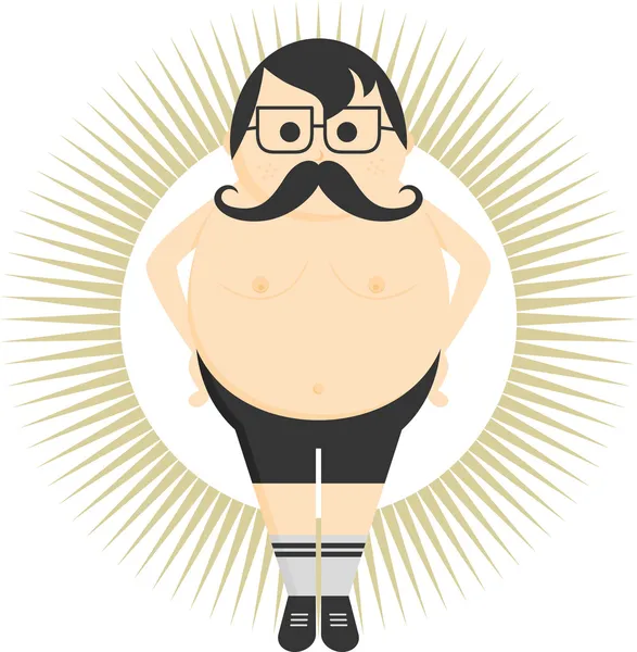 Fat guy avatar Stock Vector Image by ©vectorfirst #45213803