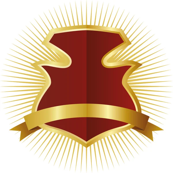 Red shield in golden frame Stock Vector Image by ©vectorfirst #45213999