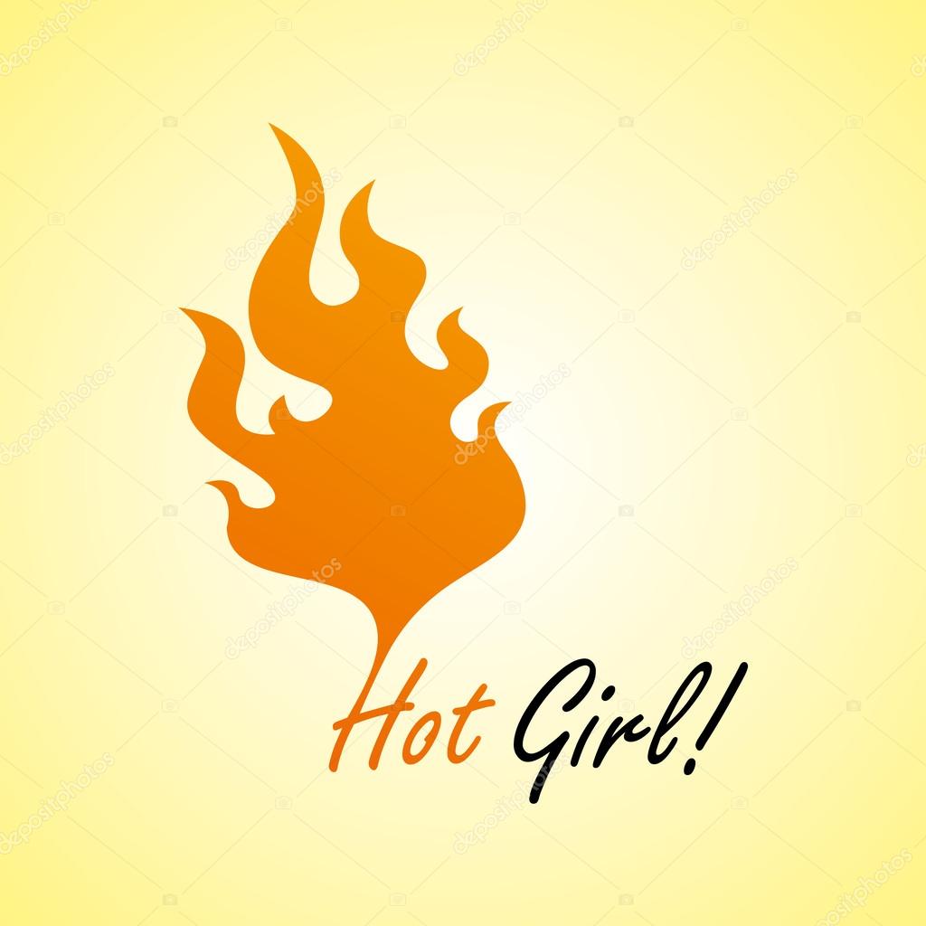 Hot girl on fire Stock Vector Image by ©vectorfirst #45212409