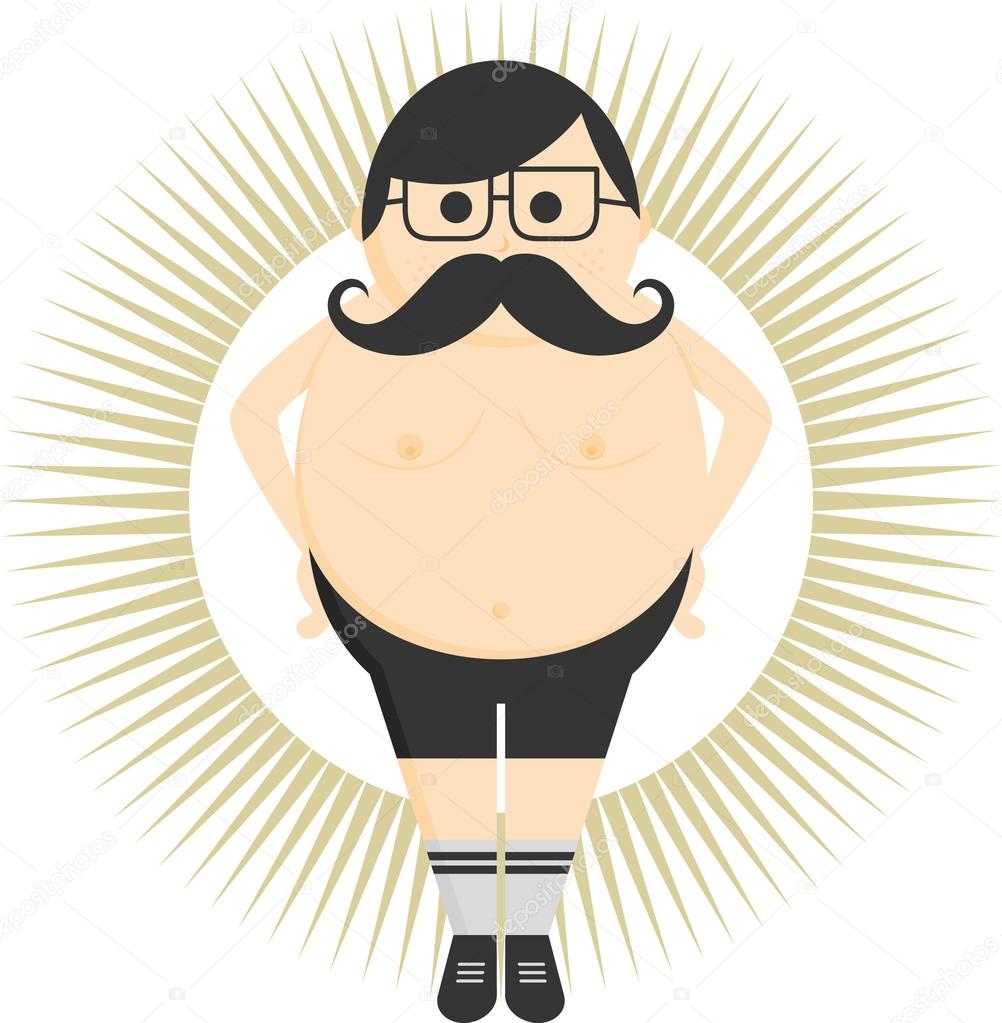 Fat guy avatar Stock Vector Image by ©vectorfirst #45213831