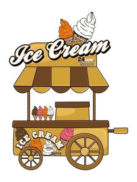 1,036 Kiosk with ice cream Vector Images | Depositphotos