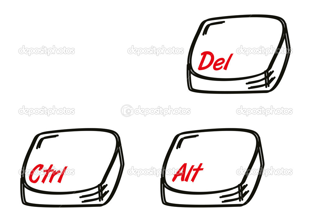 Hand drawn keypad Stock Vector by ©vectorfirst 45584239