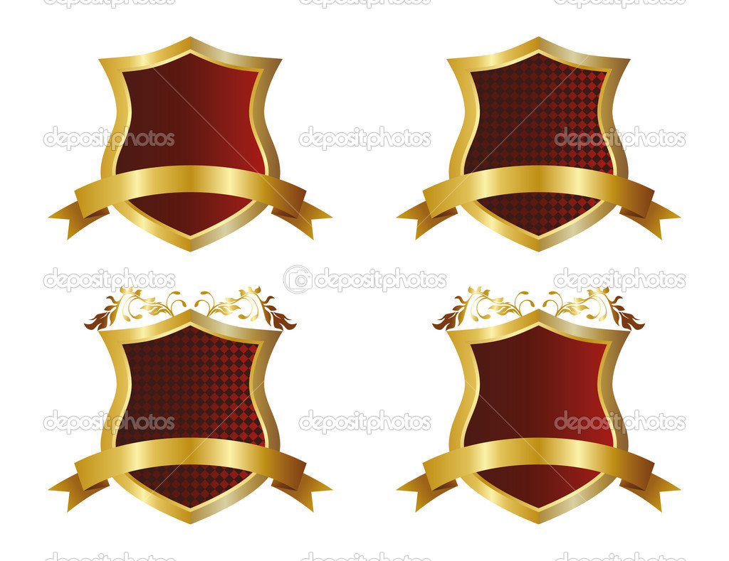 Shield art set Stock Vector by ©vectorfirst 45589877
