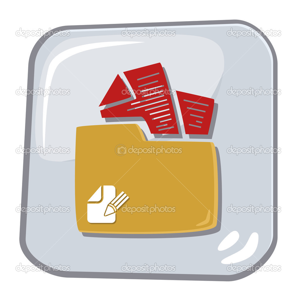 Icon my document Stock Vector Image by ©vectorfirst #45599747