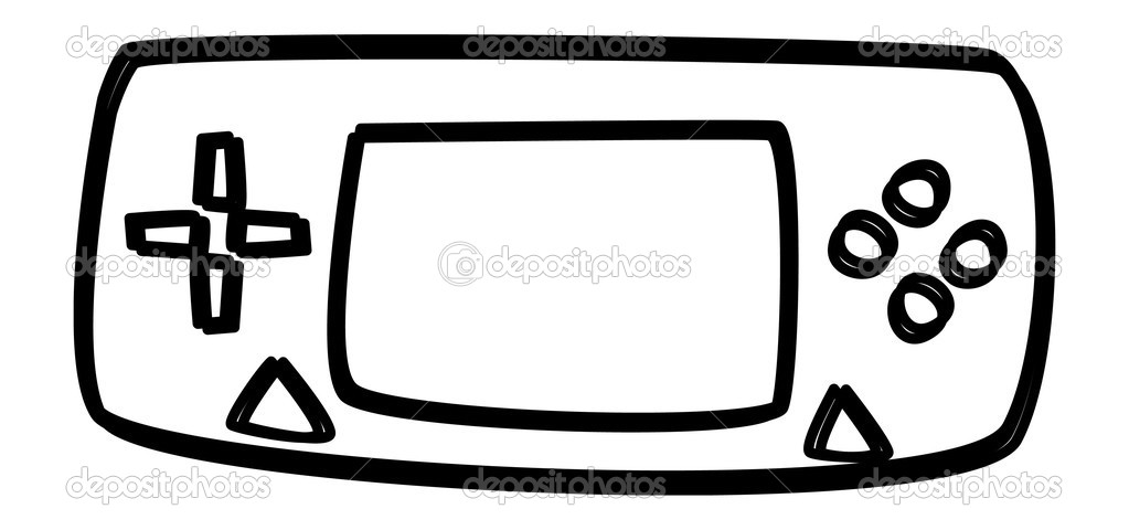 Gaming console Stock Vector by ©vectorfirst 45602287