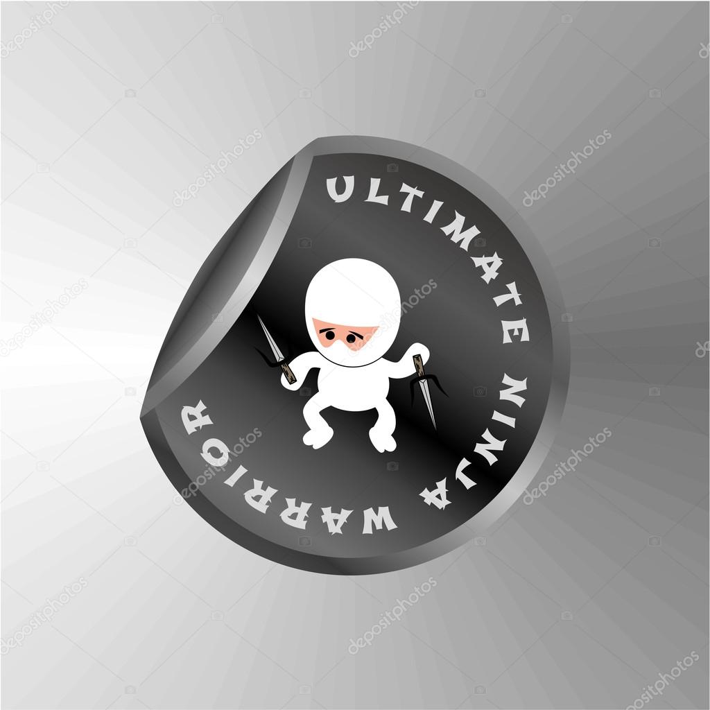 White ninja warrior Stock Vector Image by ©vectorfirst #45613875