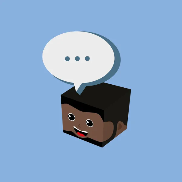 Square head cartoon — Stock Vector © lineartestpilot #13570837