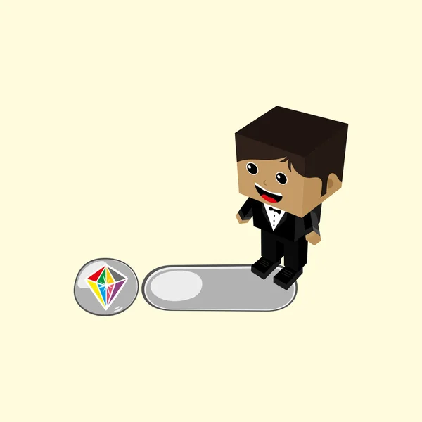 Cartoon character block Stock Vector Image by ©vectorfirst #49079595