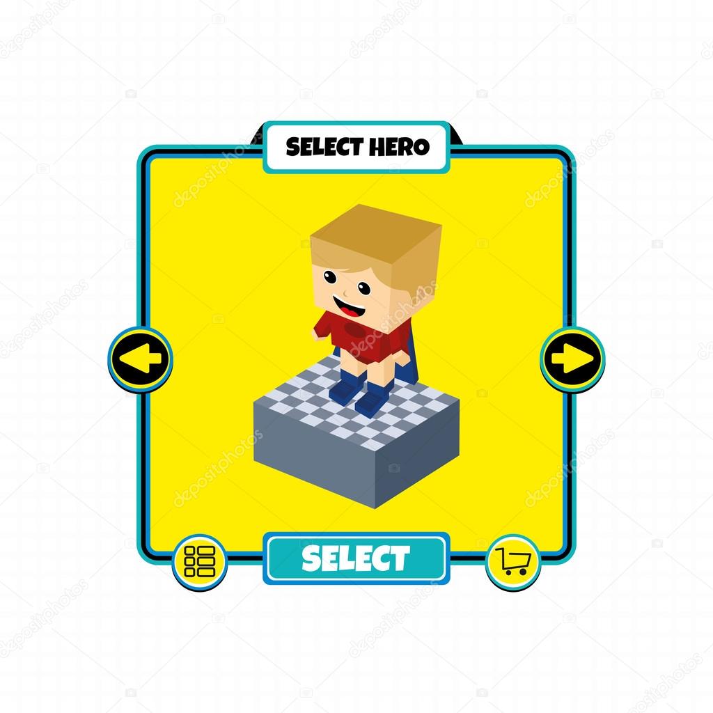 Isometric cartoon character Stock Vector Image by ©vectorfirst #49079891