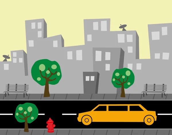 Animated Road Side View