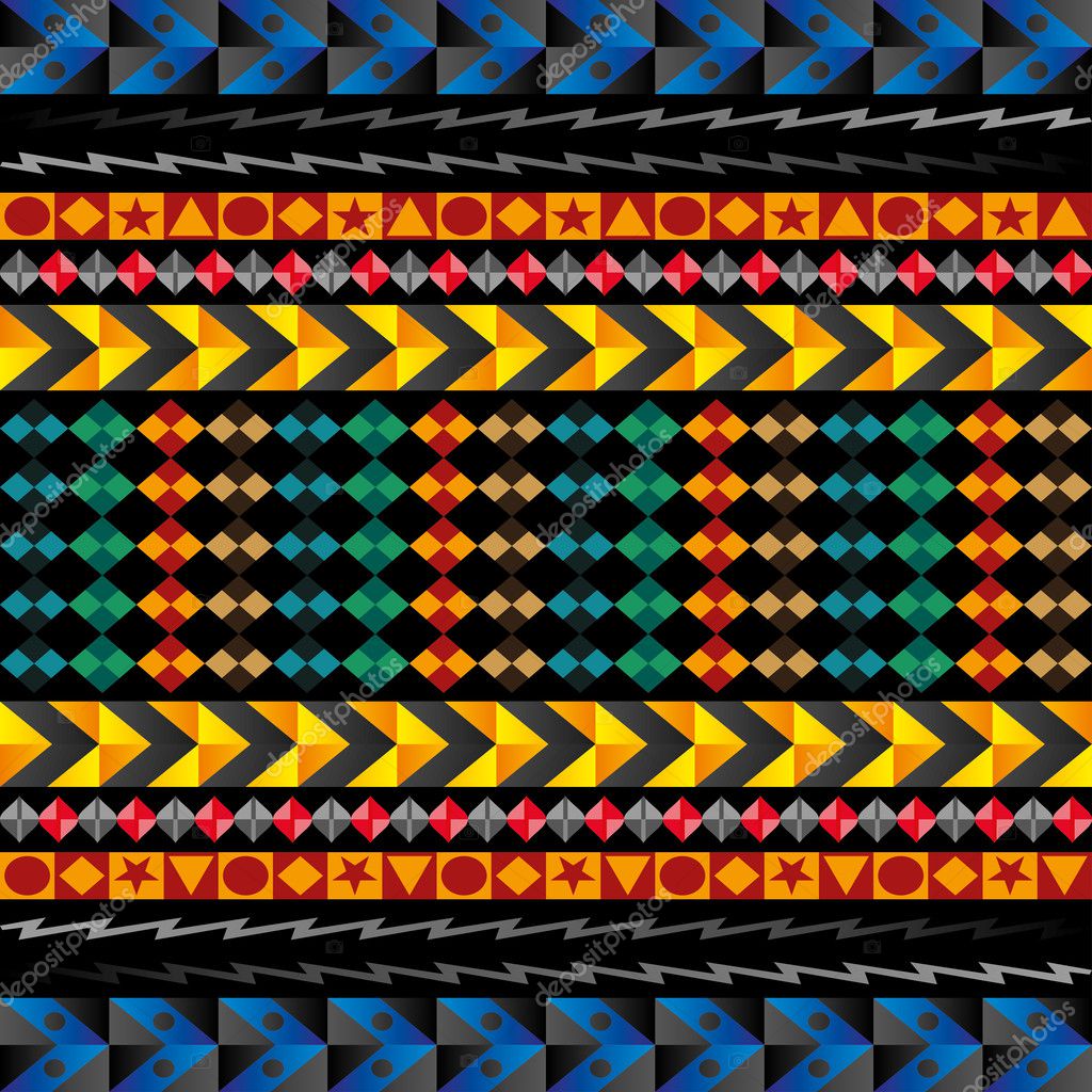 Native tribe pattern Stock Vector by ©vectorfirst 51299153