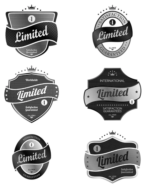 Set of Premium Quality and Genuine Vintage labels — Stock Vector ...