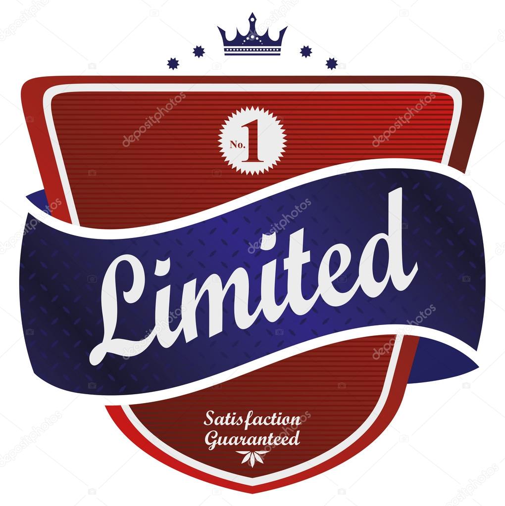 Etiqueta Edición Limitada Vector de stock por ©vectorfirst 51302353