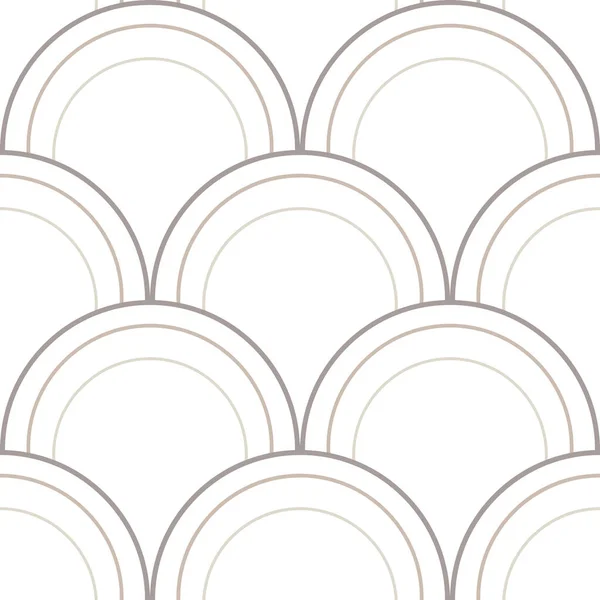 White Geometric Fish Scale Pattern Seamless Repeat Background ...