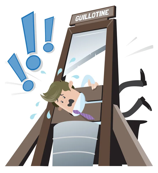 37 Guillotine execution cartoon Vector Images | Depositphotos