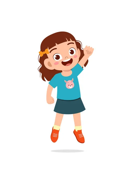 Cute Little Kid Girl Carry Piggy Bank Golden Coin Stock Vector by ...