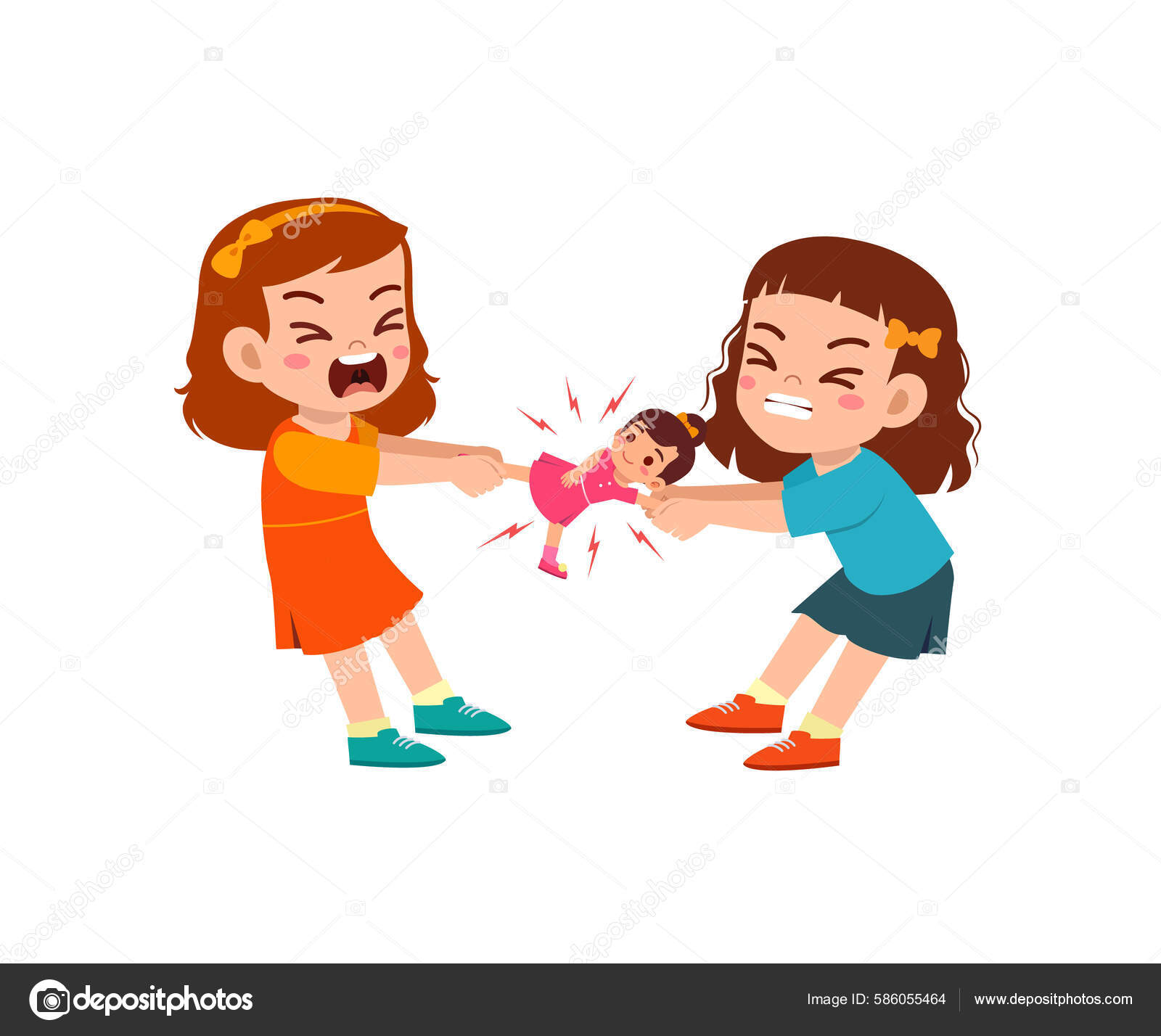 Clipart Brother And Sister Arguing