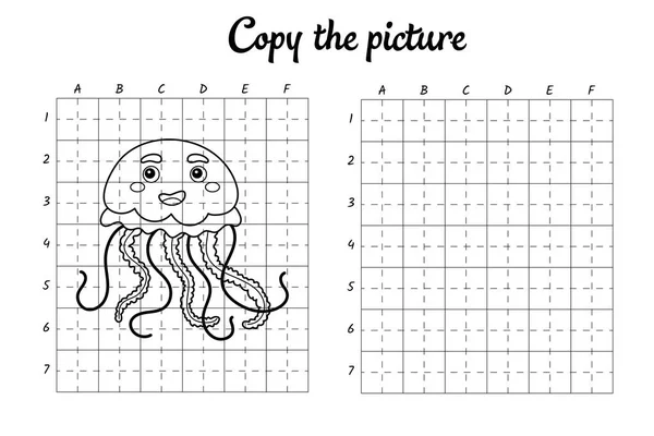 Drawing Grid Worksheets Enlargement Kids Animals Printables Practice ...