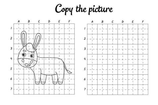 Copy Picture Draw Grid Coloring Book Pages Kids Handwriting Practice ...