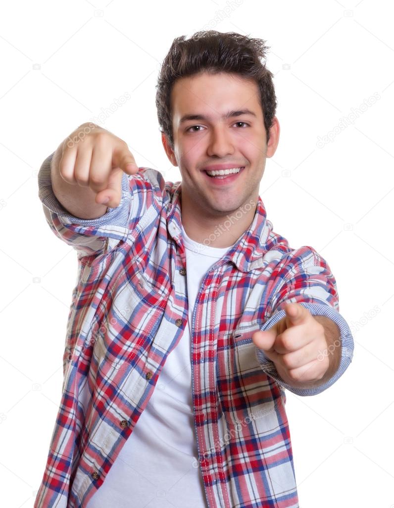 Guy Pointing Both Hands Meme