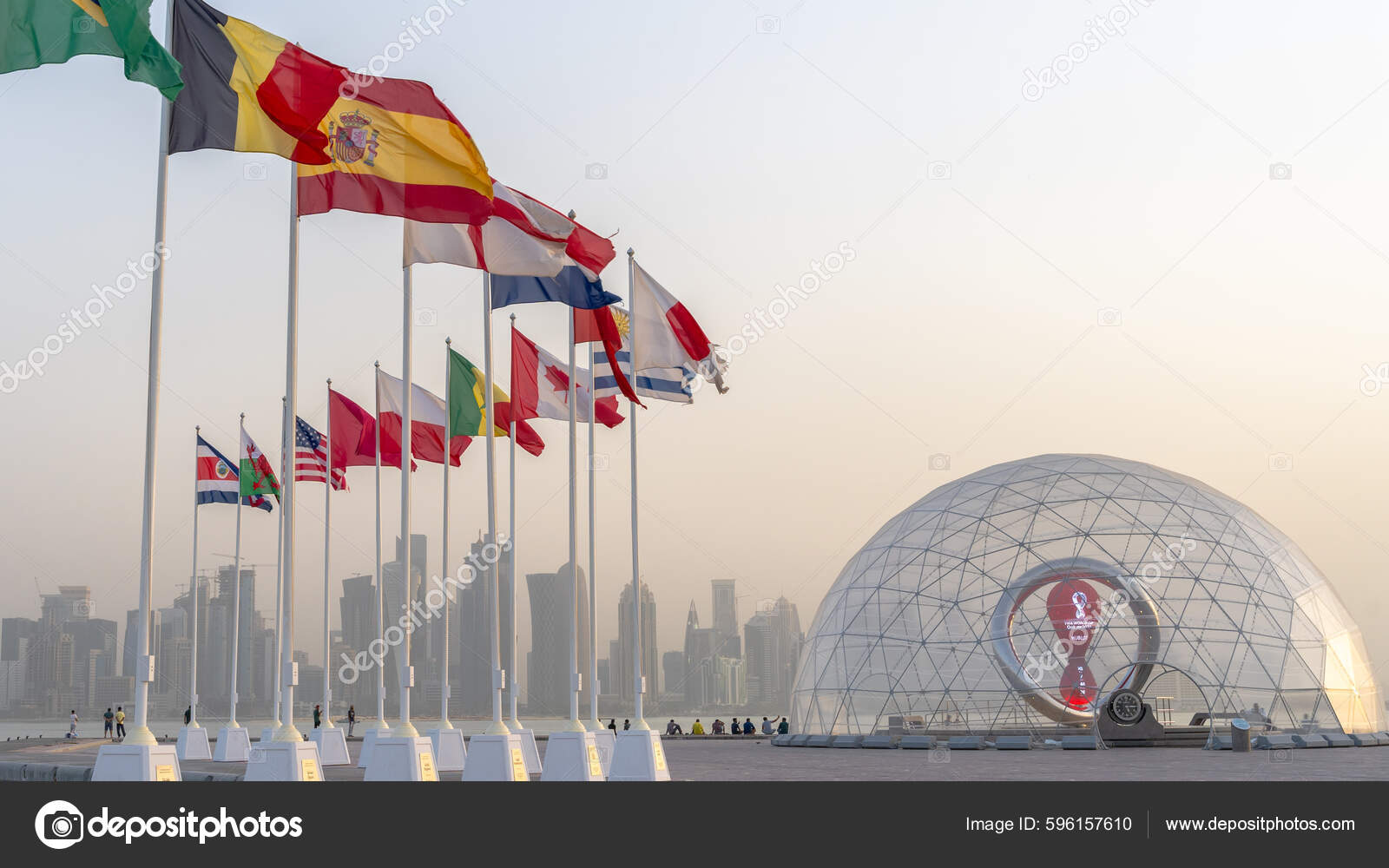 Doha Qatar July 2022 Fifa World Cup Qatar 2022 Official — Fotografias ...
