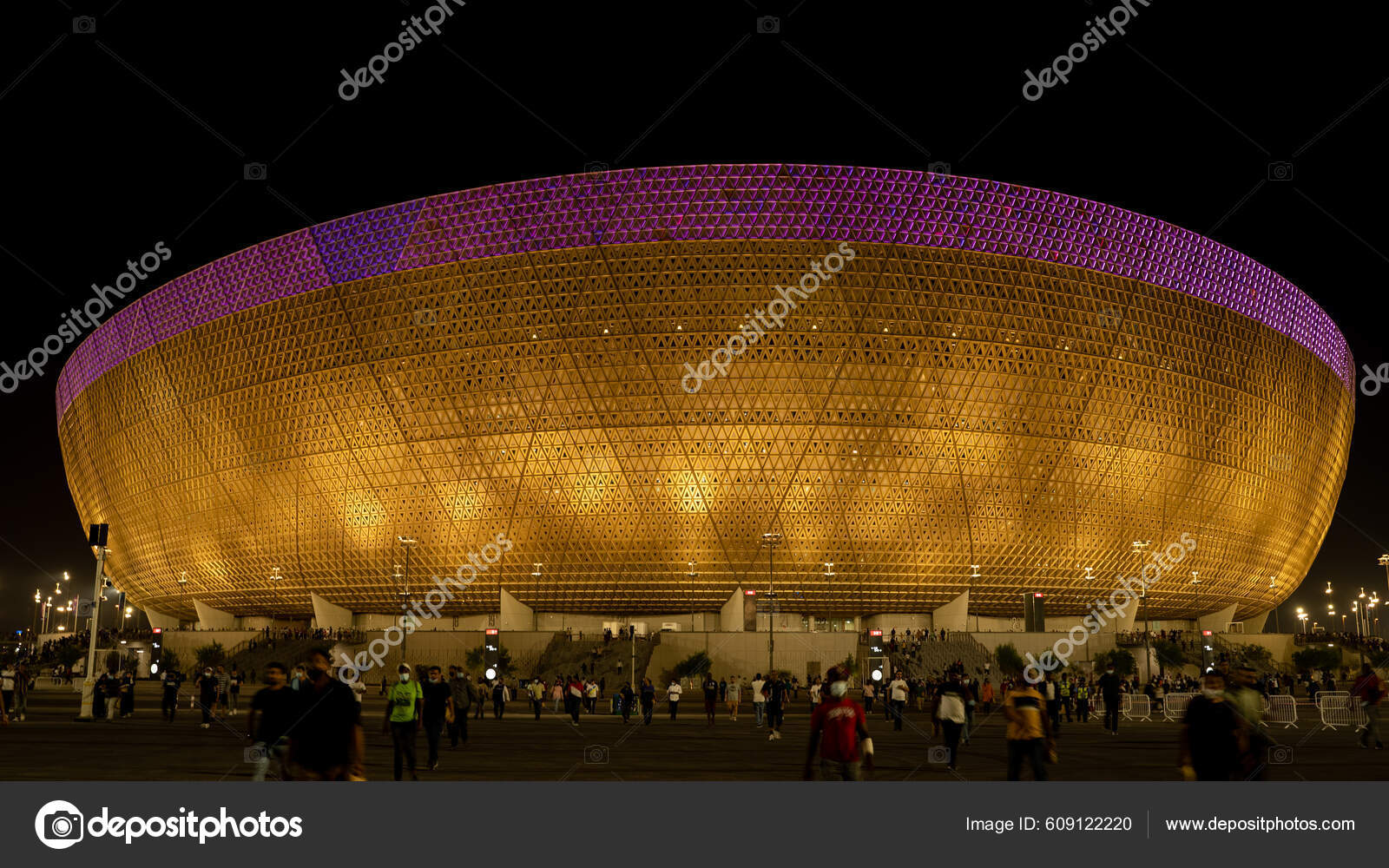 Doha Qatar Setembro 2022 Lusail Iconic Stadium Lusail Stadium Estádio ...