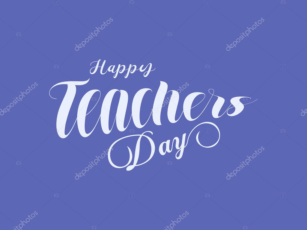 Concepto de diseño de cartas caligráficas del feliz día de los ...